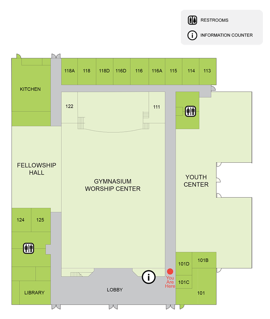 Fort Bend Community Church- FBCC Campus Map