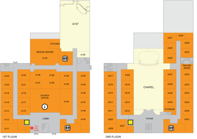 Fort Bend Community Church- FBCC Campus Map