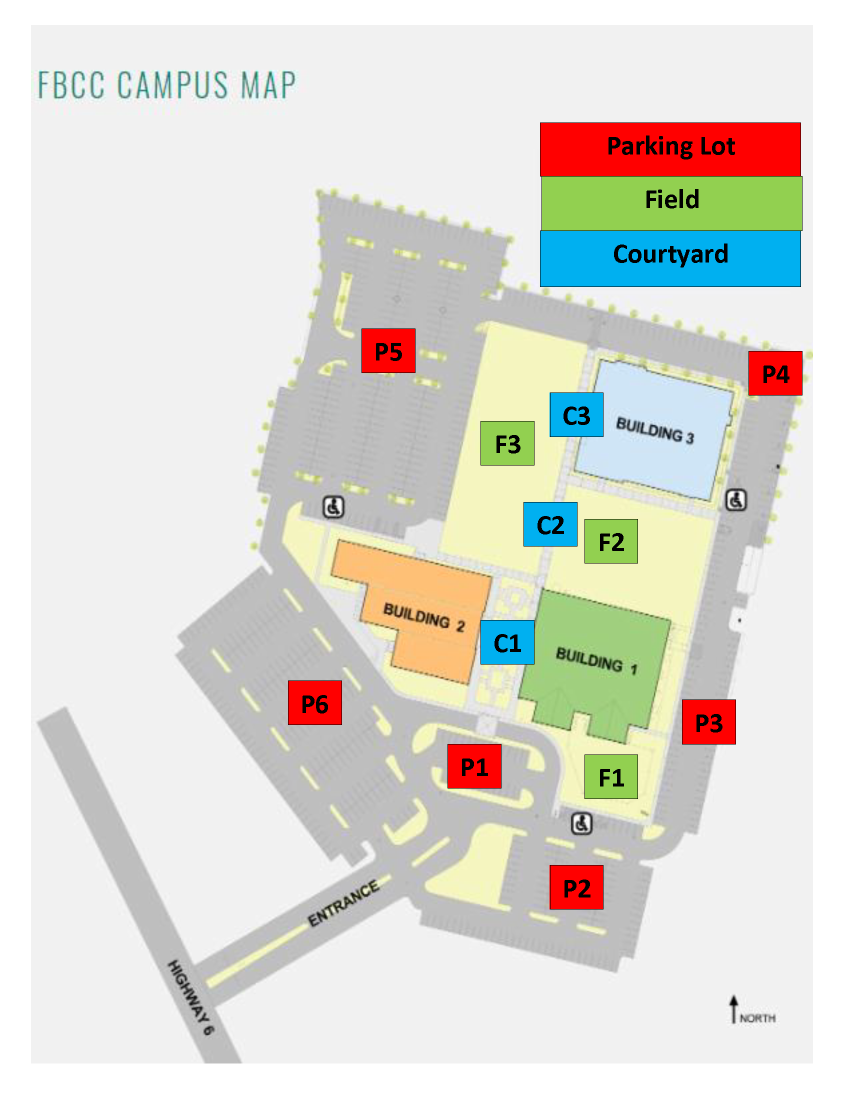 Fort Bend Community Church- FBCC Campus Map